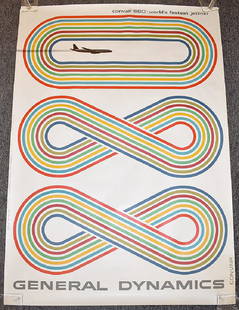 Erik Nitsche General Dynamics Poster, Convair
