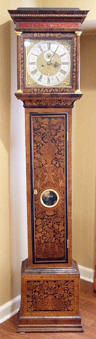 Daniel Quare Queen Anne Marquetry Tall Case Clock