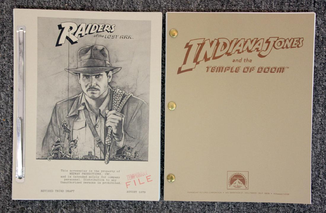Two Indiana Jones/Raiders of the Lost Ark Scripts