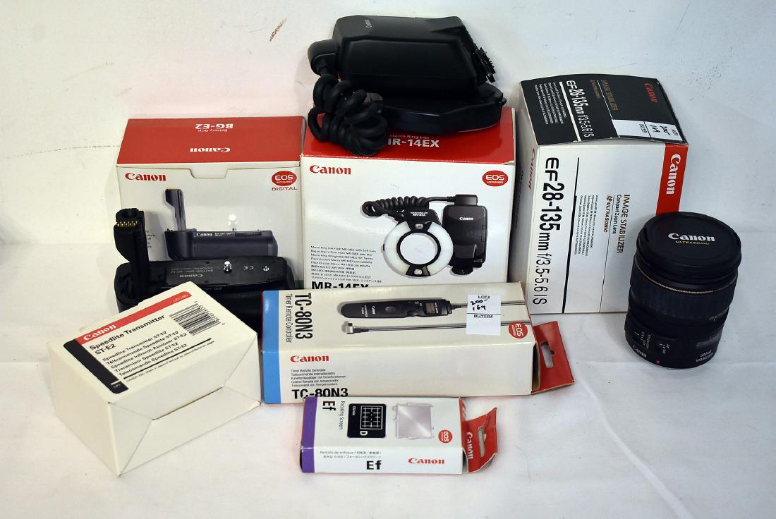 Canon Lens & Assorted Accessories