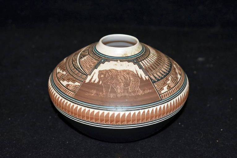 Lawrence Crank Navajo Pottery Pot