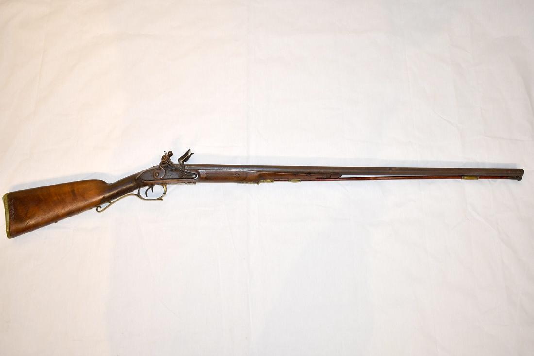 Antique Flintlock Double Barrel Shotgun