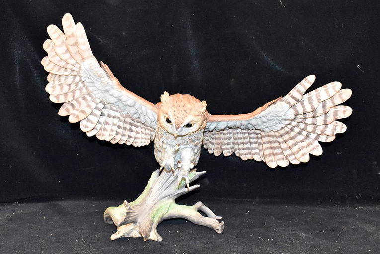 Boehm Porcelain Screech Owl