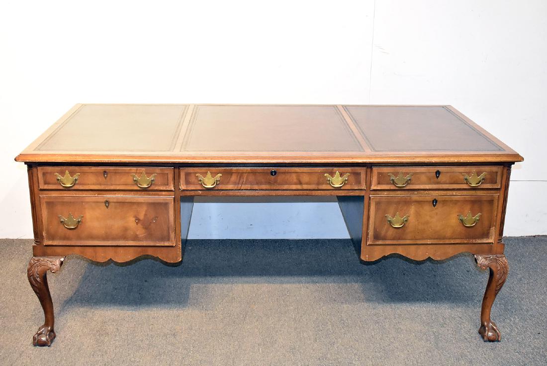 Kittinger Chippendale-style Executive Desk
