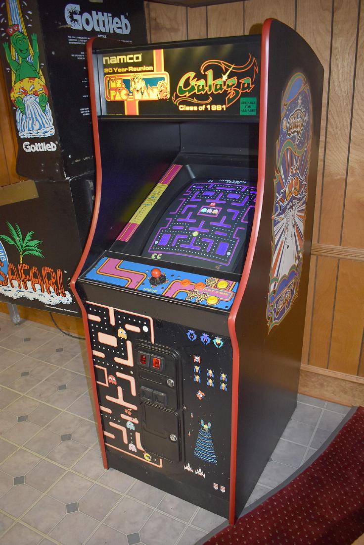 Ms. Pac-Man/Galaga Arcade Gaming Cabinet