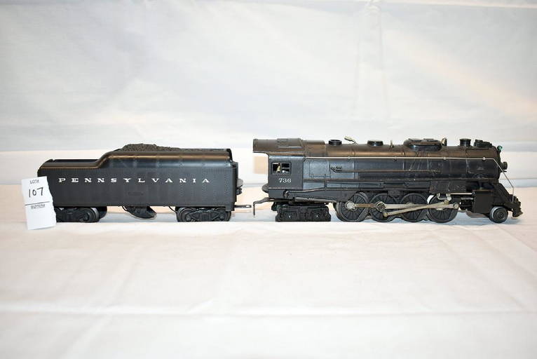 Lionel Locomotive 736 With Pennsylvania Railroad Tender