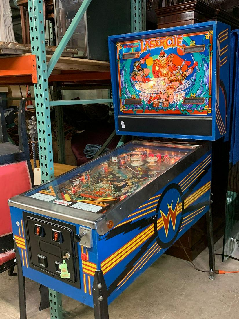 Williams Laser Cue Pinball Machine - Aug 16, 2019 | Briggs Auction, Inc ...