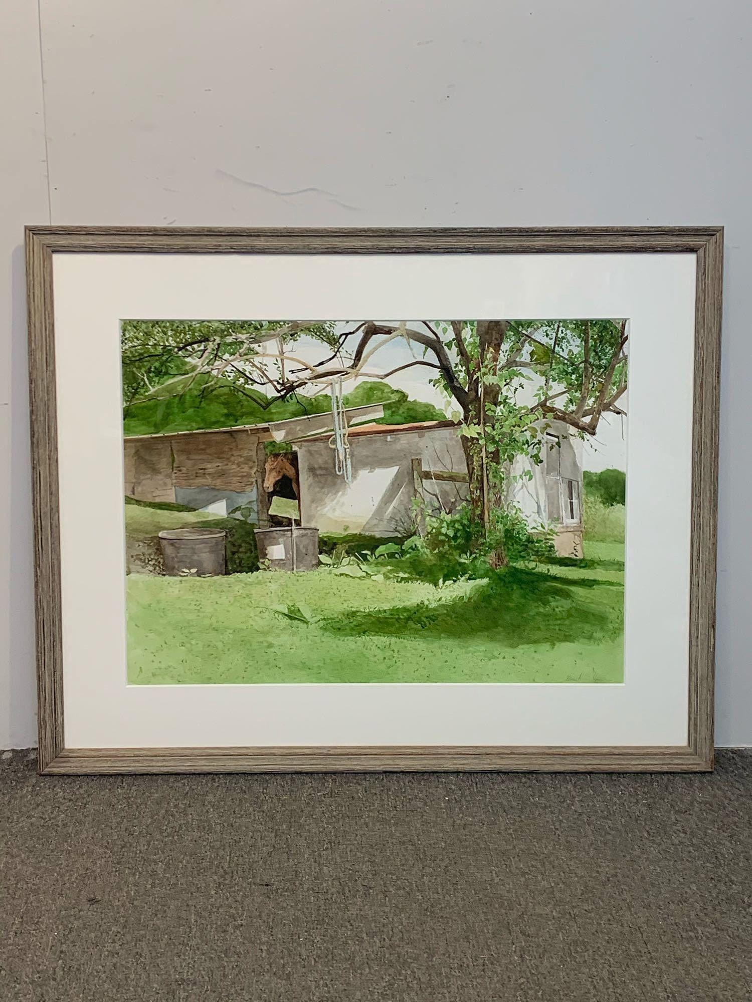 Sebastian Upson. Watercolor On Paper, Turnout Shed - Jan 17, 2020 ...