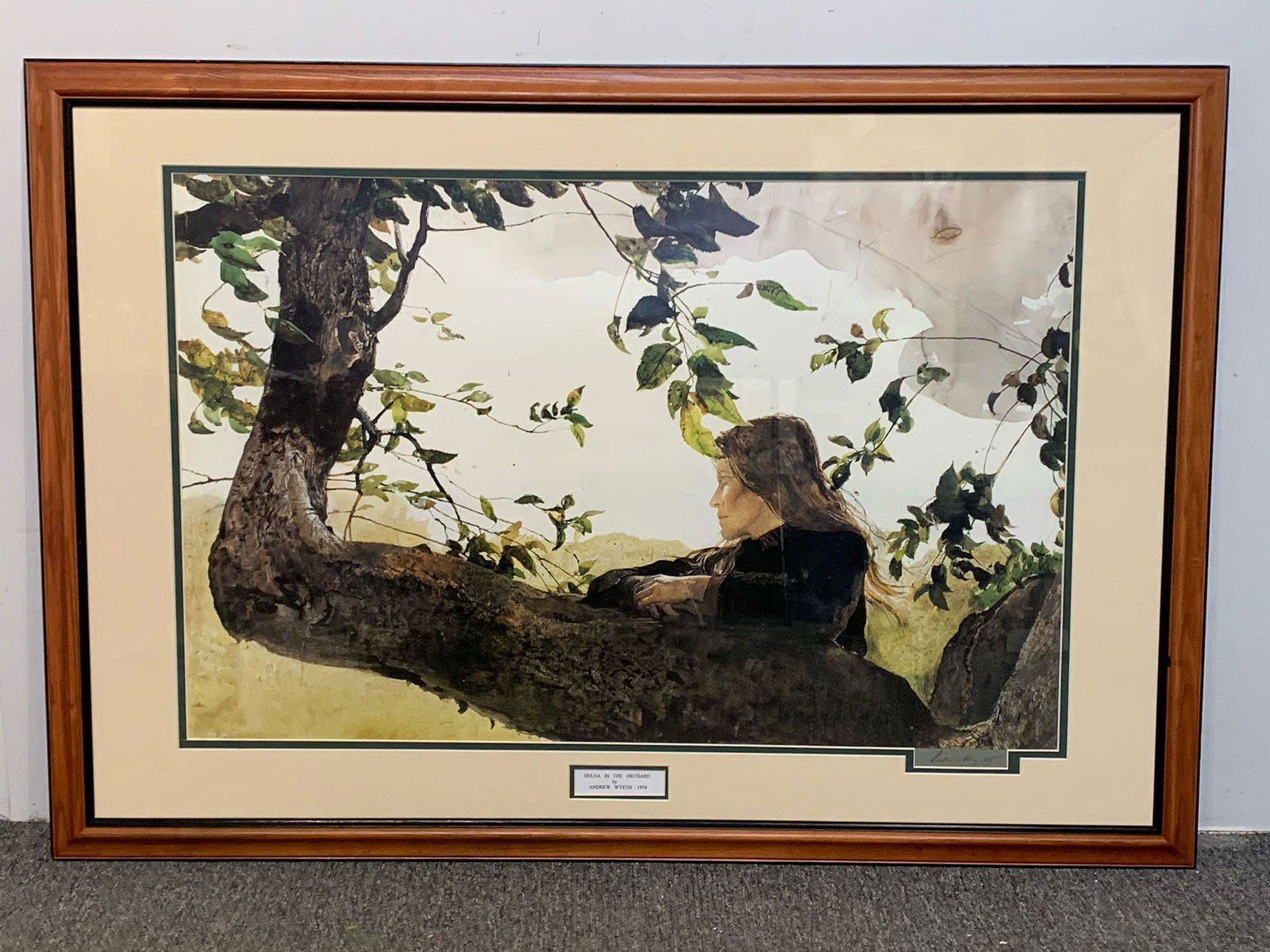 Andrew Wyeth. Signed Print, Helga In The Orchard - Jan 17, 2020 ...