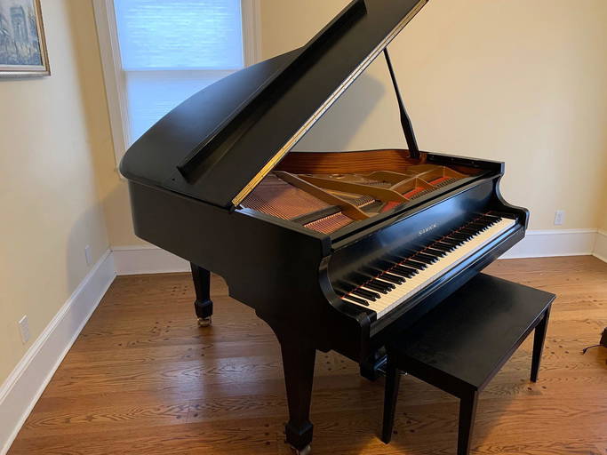 Samick SG-155 Black Lacquer Baby Grand Piano - Mar 13, 2020 | Briggs ...