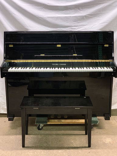 Young Chang Upright Piano With Bench
