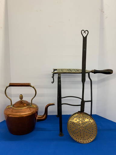 Three Piece Metalware Grouping