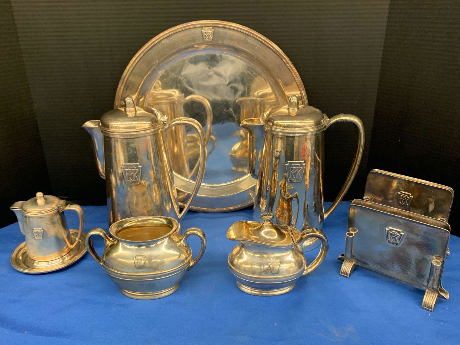 Pennsylvania Railroad Silver Plate Collection