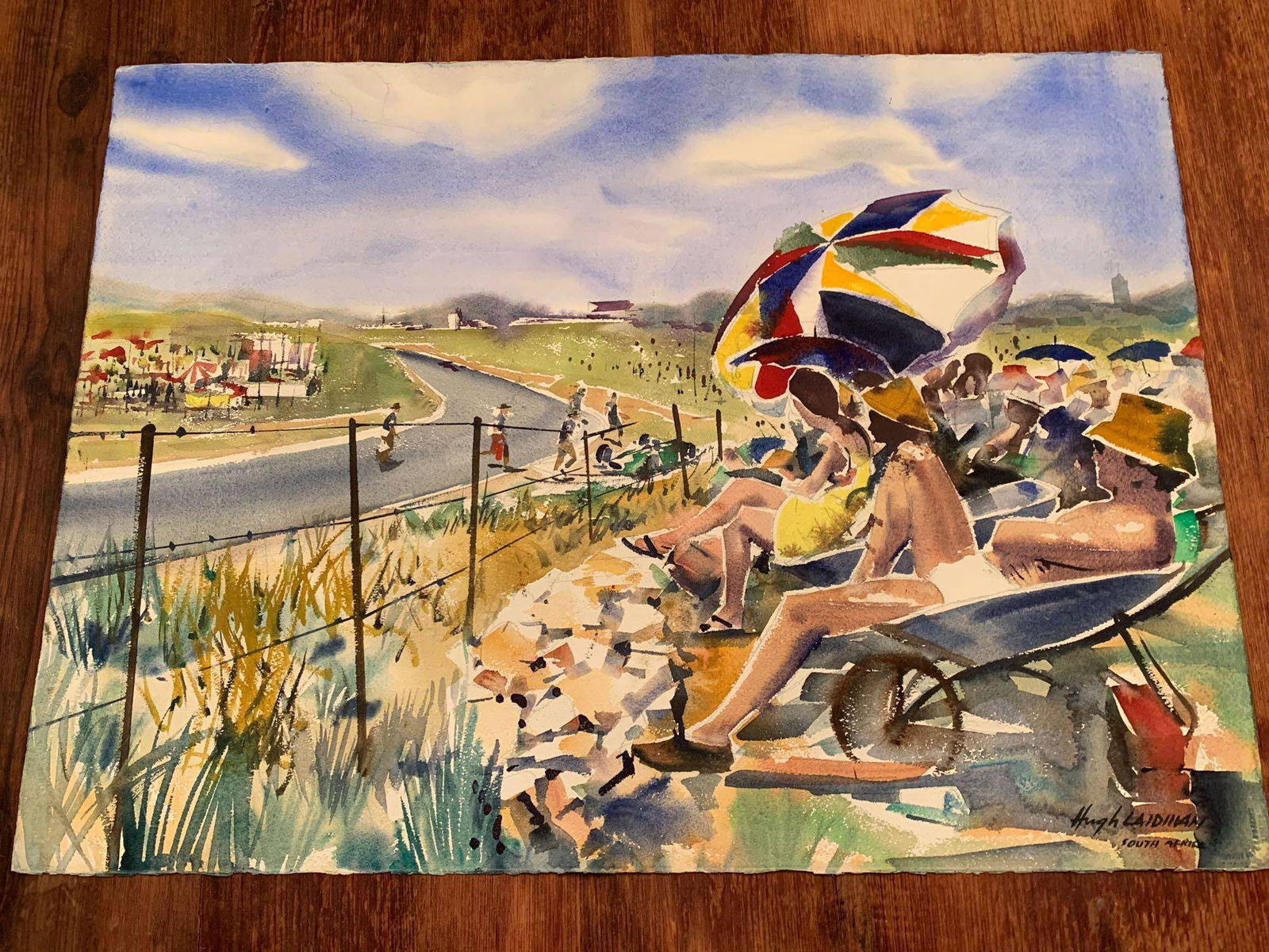 Hugh Laidman Watercolor. Grand Prix - Dec 04, 2020 | Briggs Auction, Inc. in PA