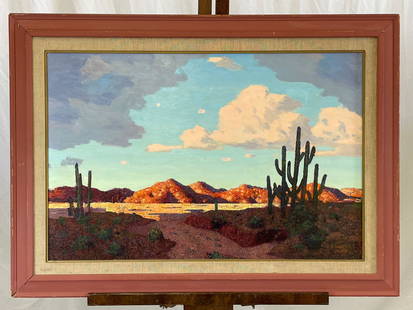 Conrad Buff (1886 1975) Monolithic Desertscape