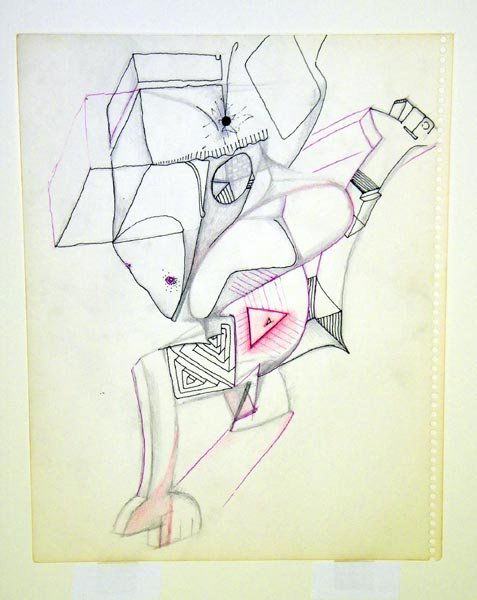 Jean Michel Basquiat, Original Sketchbook Drawing