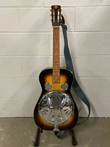 Vintage Dobro Resonator Guitar With Case