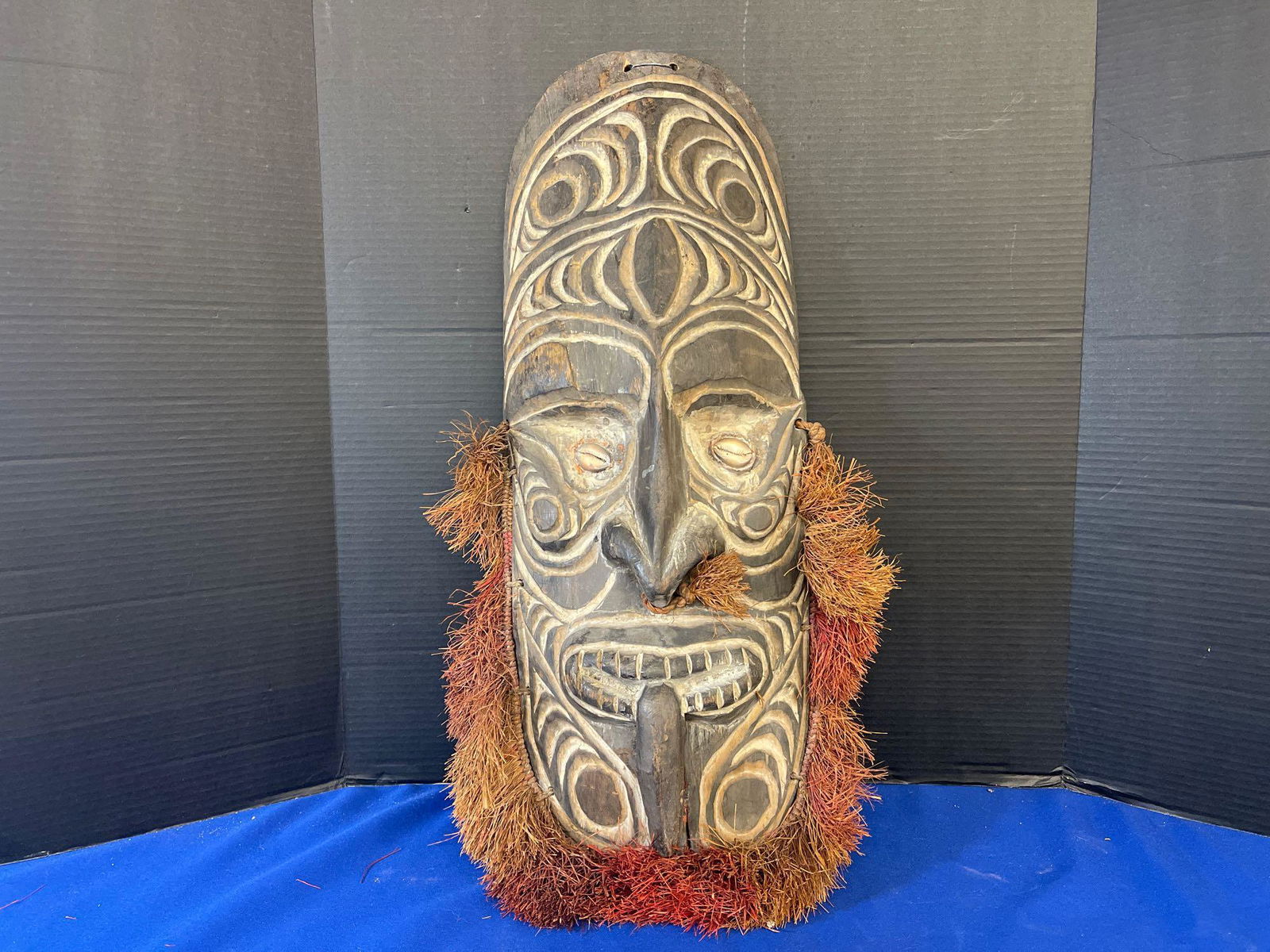 Carved Sepik Mask (#0068) on Jan 28, 2022 | Briggs Auction, Inc. in PA