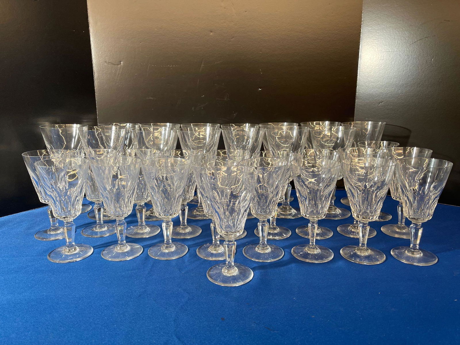 33 Pcs. Of Baccarat Crystal Stemware