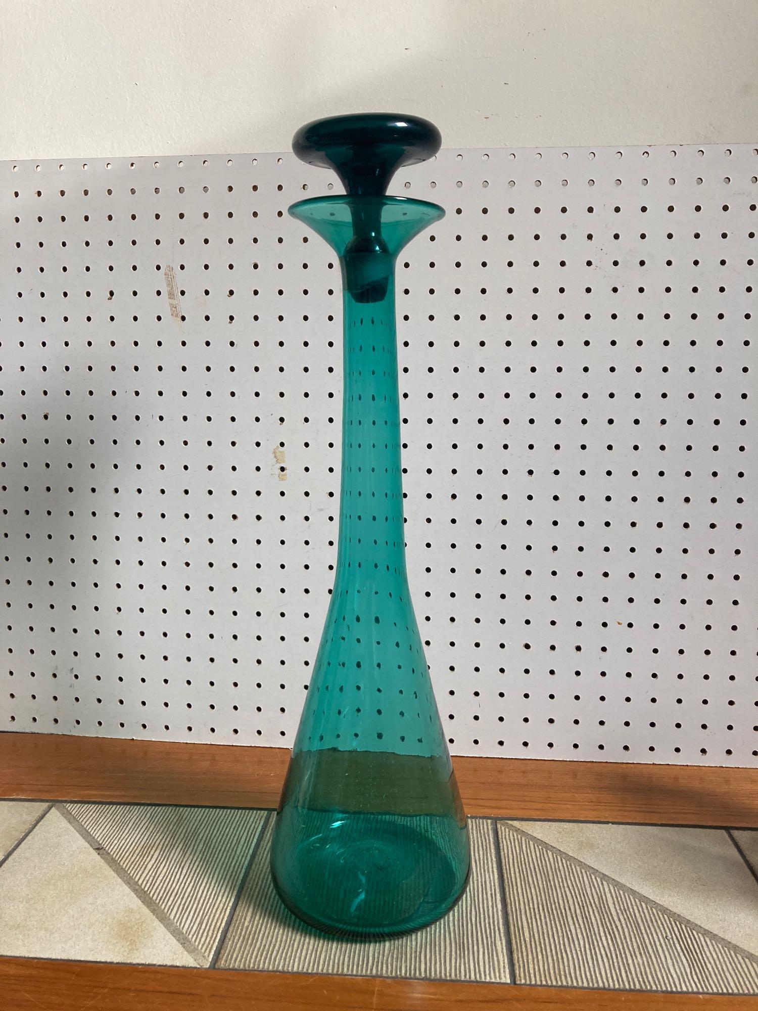 Blenko Wayne Husted Glass Decanter Model 561