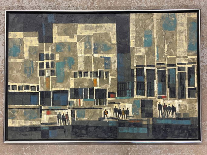 Martin Engstrom. Oil/Canvas, Abstract - Jun 03, 2022 | Briggs Auction ...