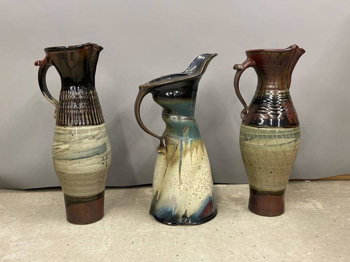 Three Michael Frasca Pitchers (#0445) on Jun 03, 2022 | Briggs Auction ...