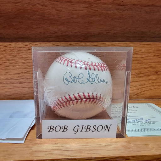 Bob Gibson Signed Baseball