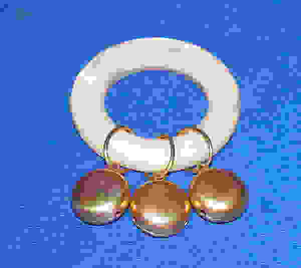 Tiffany 14k Rattle And Ring.