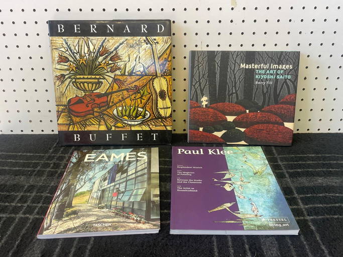 Paul Klee, Eames, Saito, And Buffet Art Books