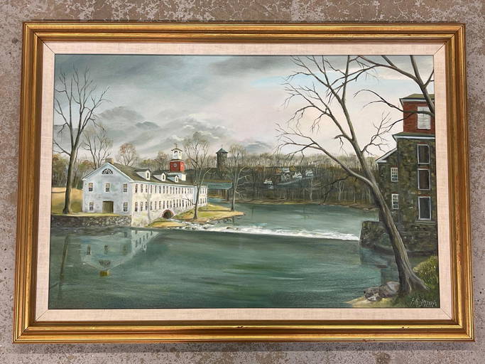 F.h. Jefferis. Oil/canvas. Walkers Mill