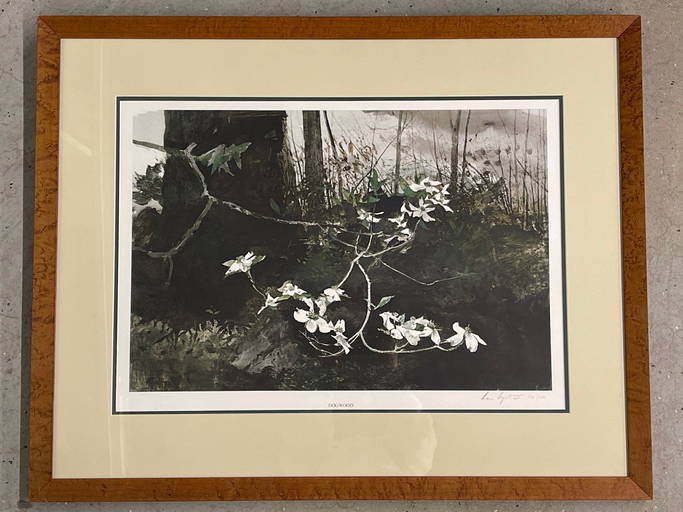 Andrew Wyeth Signed Collotype