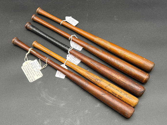 Five Hillerich And Bradsby Mini Bats