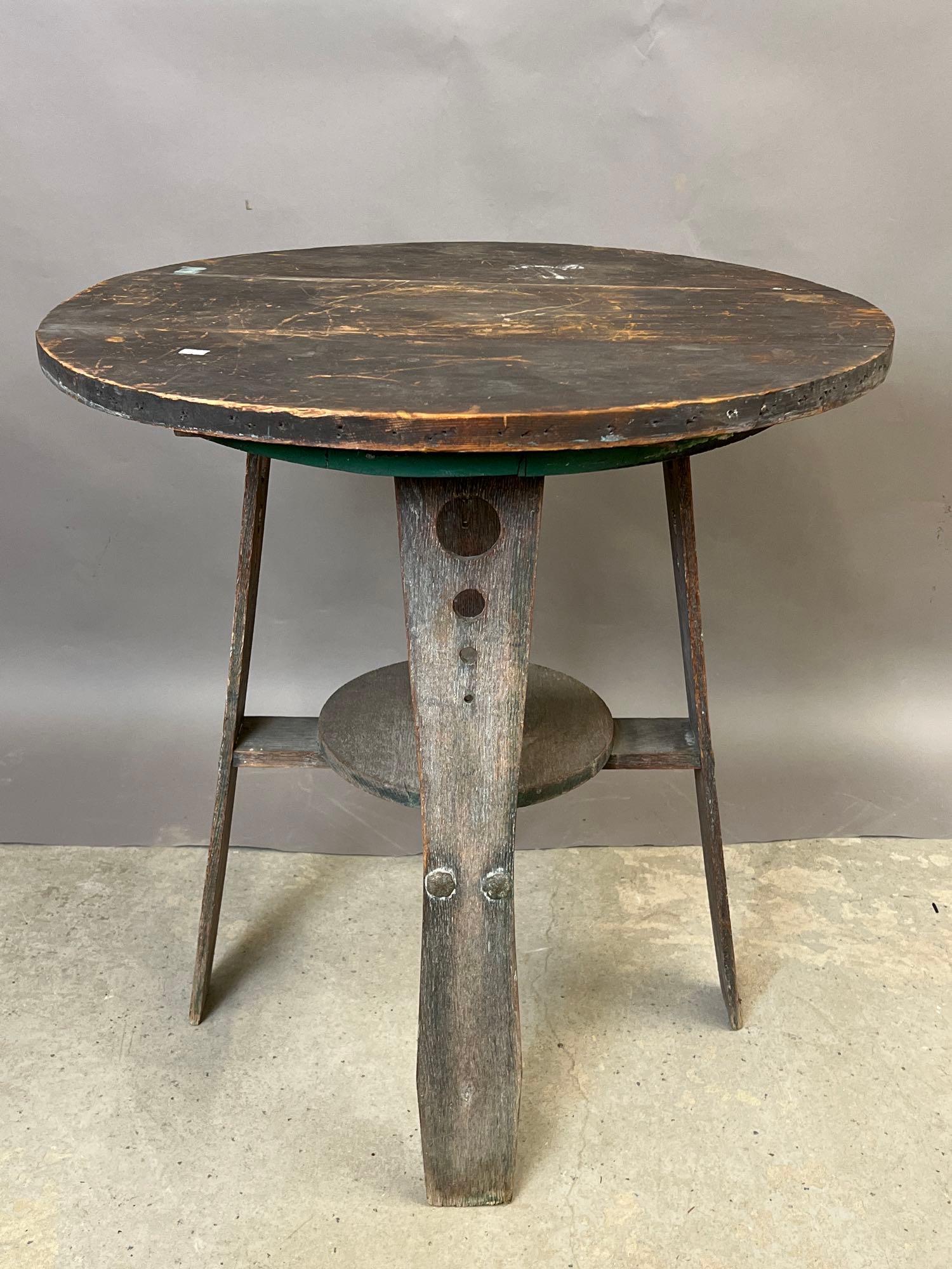 Arts & Crafts Taboret Table