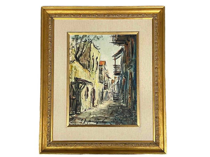 Zvi Raphaeli. Oil/canvas, Israel