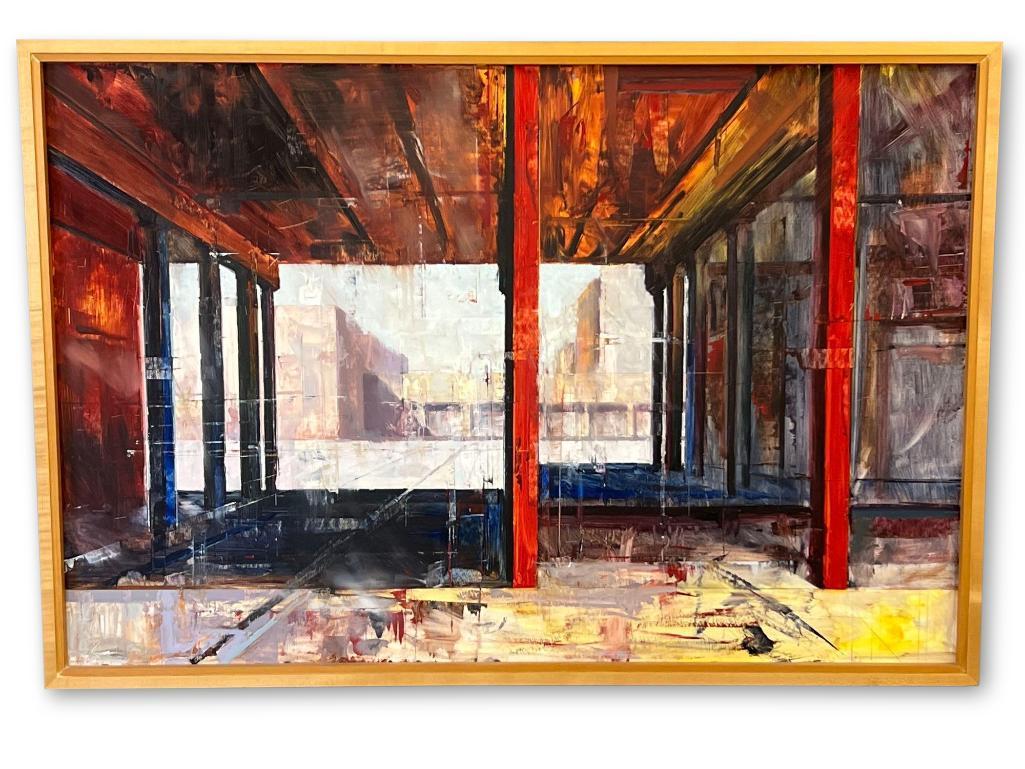 Michael Bartmann. Oil/board, Back On Primary Auction