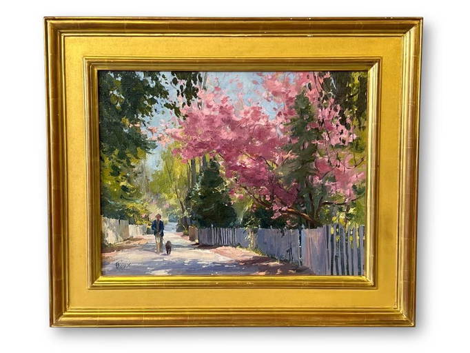 Kenn Backhaus. Oil/panel, Spring