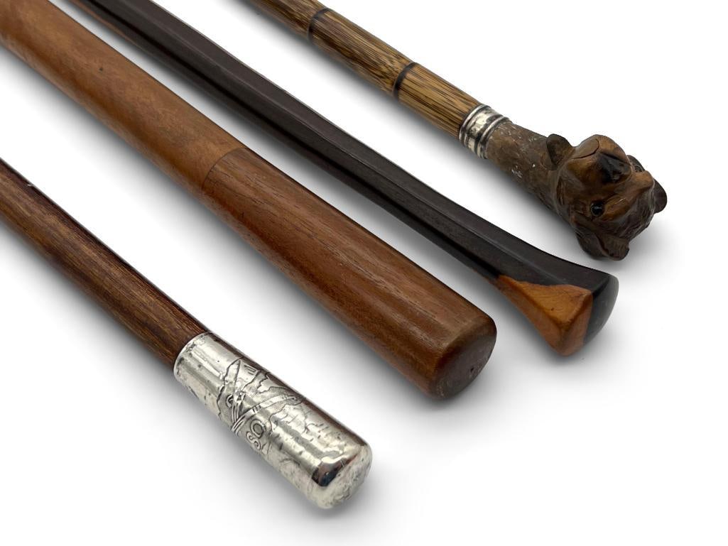 Collection Of Swagger Sticks And Small Canes Auction