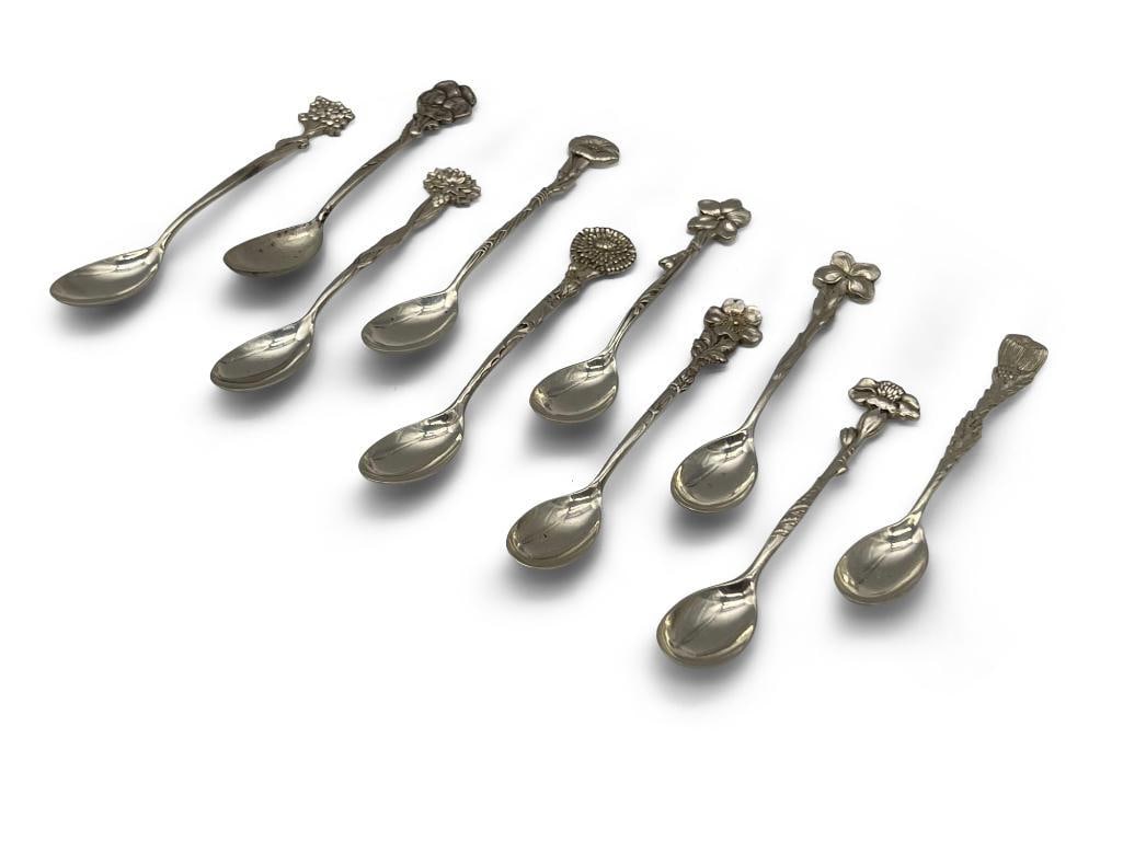 Ten Tiffany & Co. Sterling Demitasse Spoons Auction