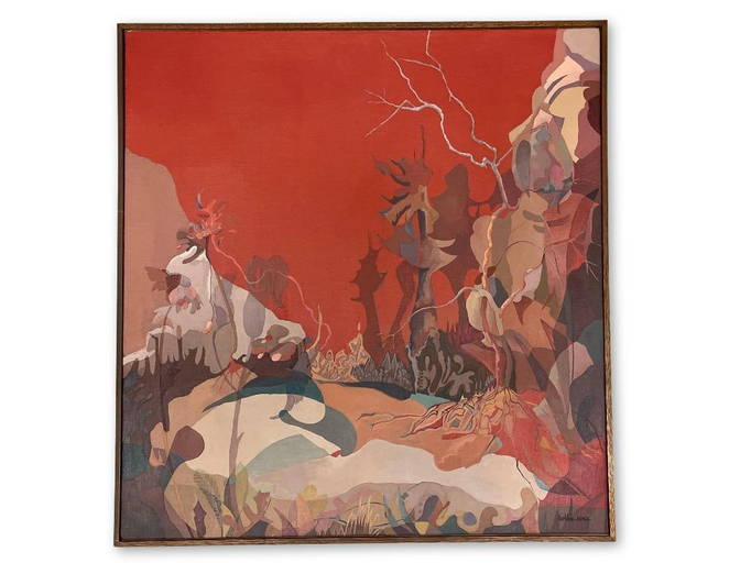 Bobbie Rose. Acrylic/canvas, Abstract