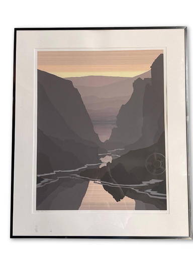 Jerry Schurr. Lithograph, Hidden Valley