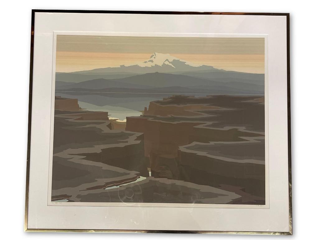Jerry Schurr. Lithograph, Shadow Wake Auction