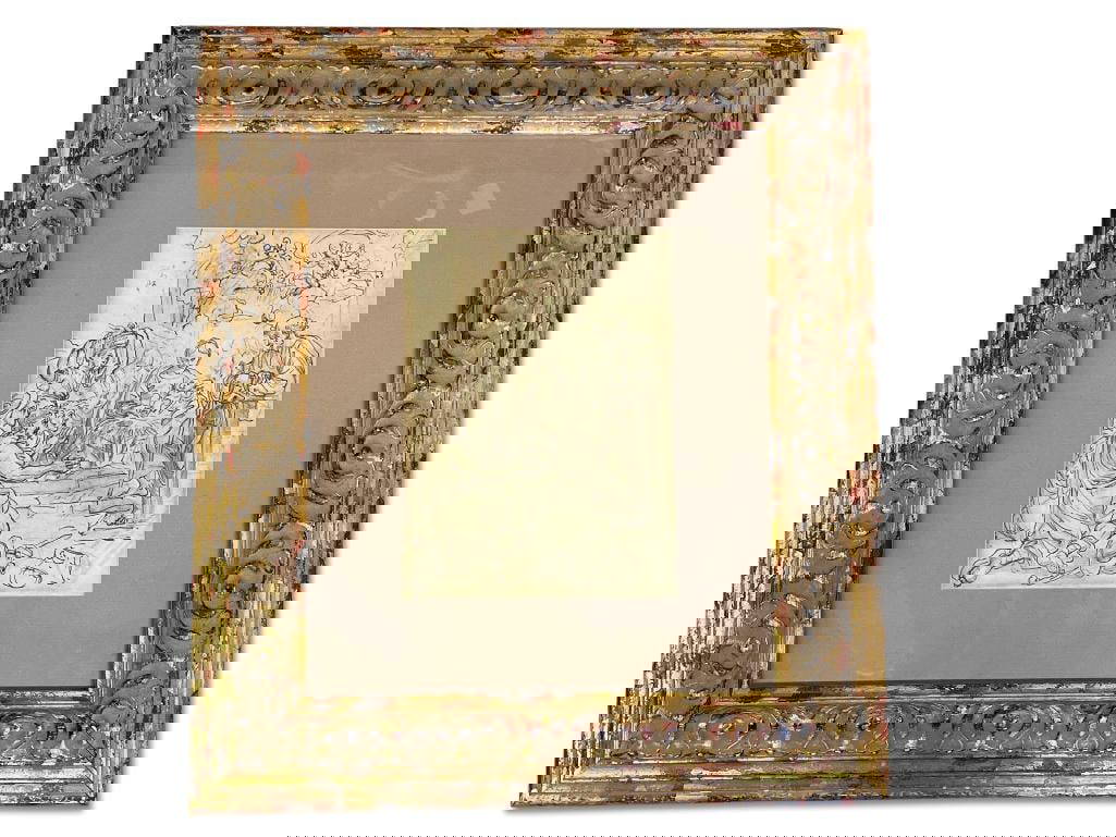 Italian Old Masters Study Mary And Child Auction