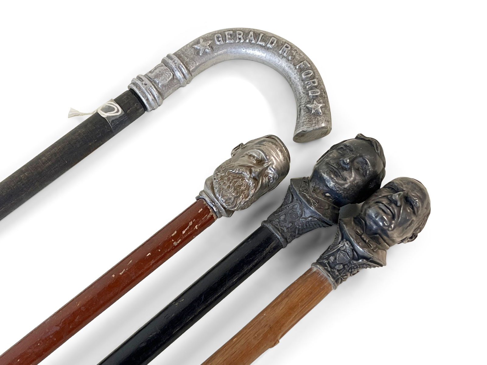 Four Political Campaign Canes Auction