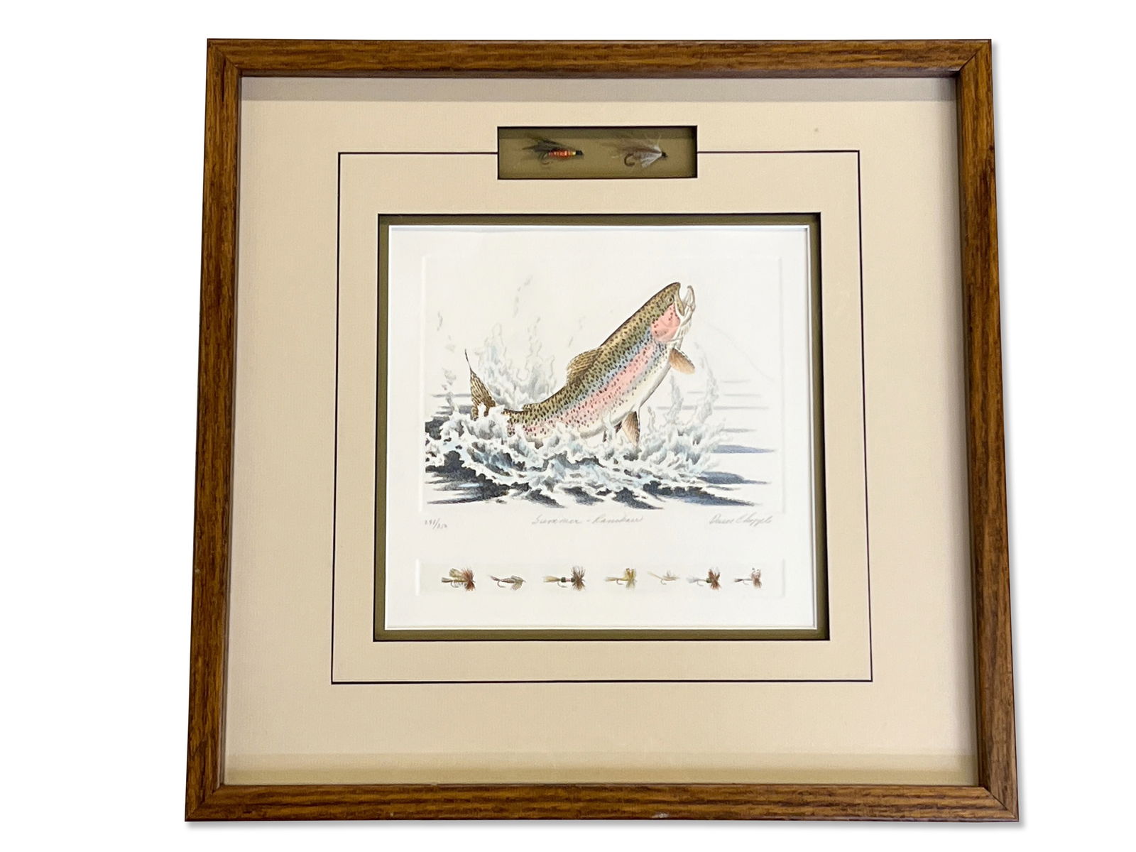 Dave Chapple. Etching, Summer-rainbow Auction