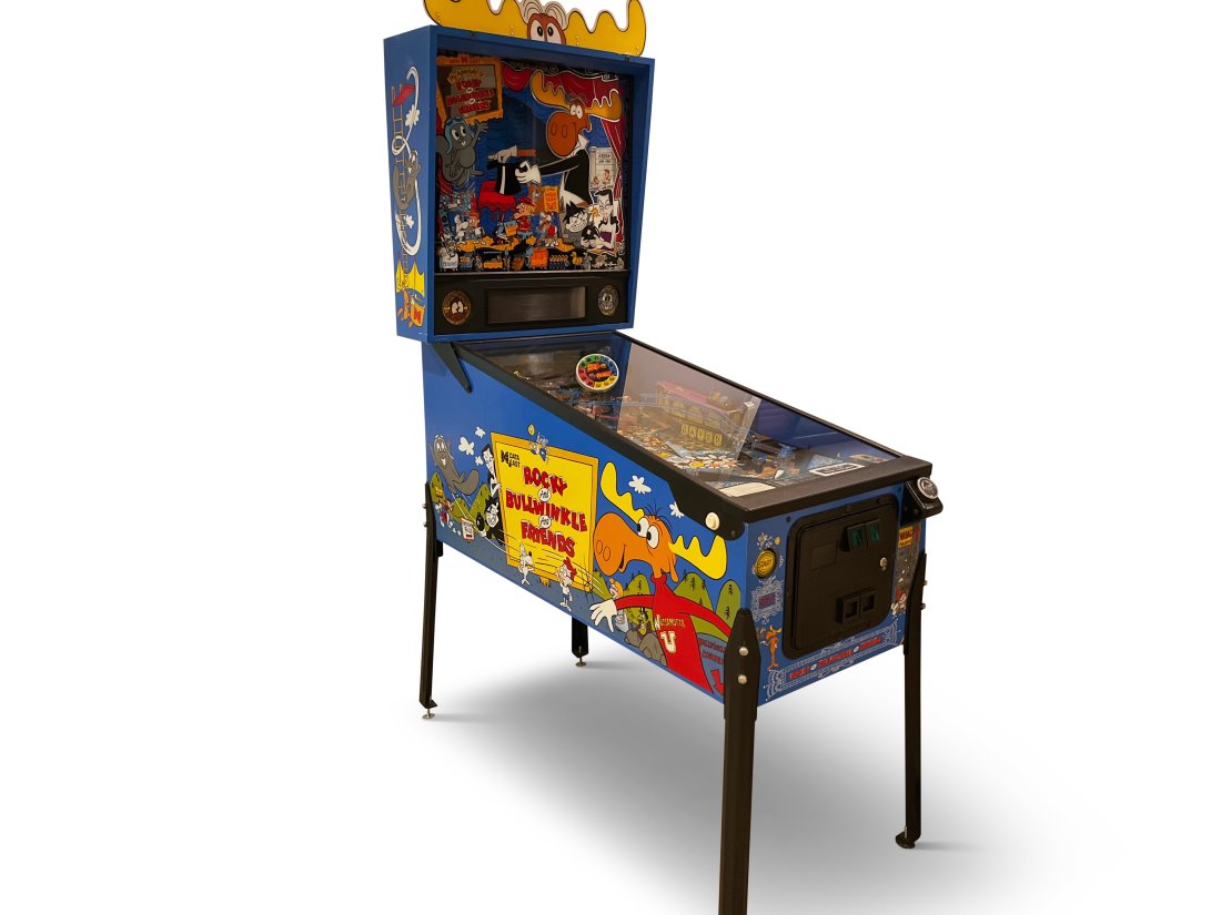 Delta East Rocky And Bullwinkle Pinball Machine Auction