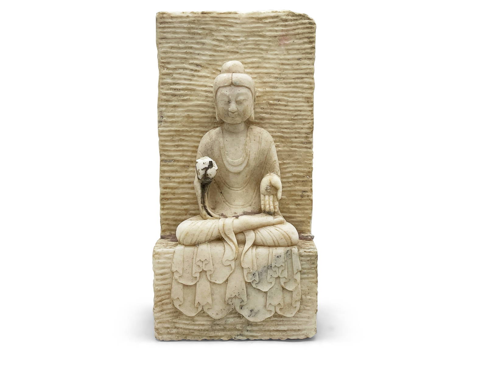 Thai Carved Soapstone Buddha Auction