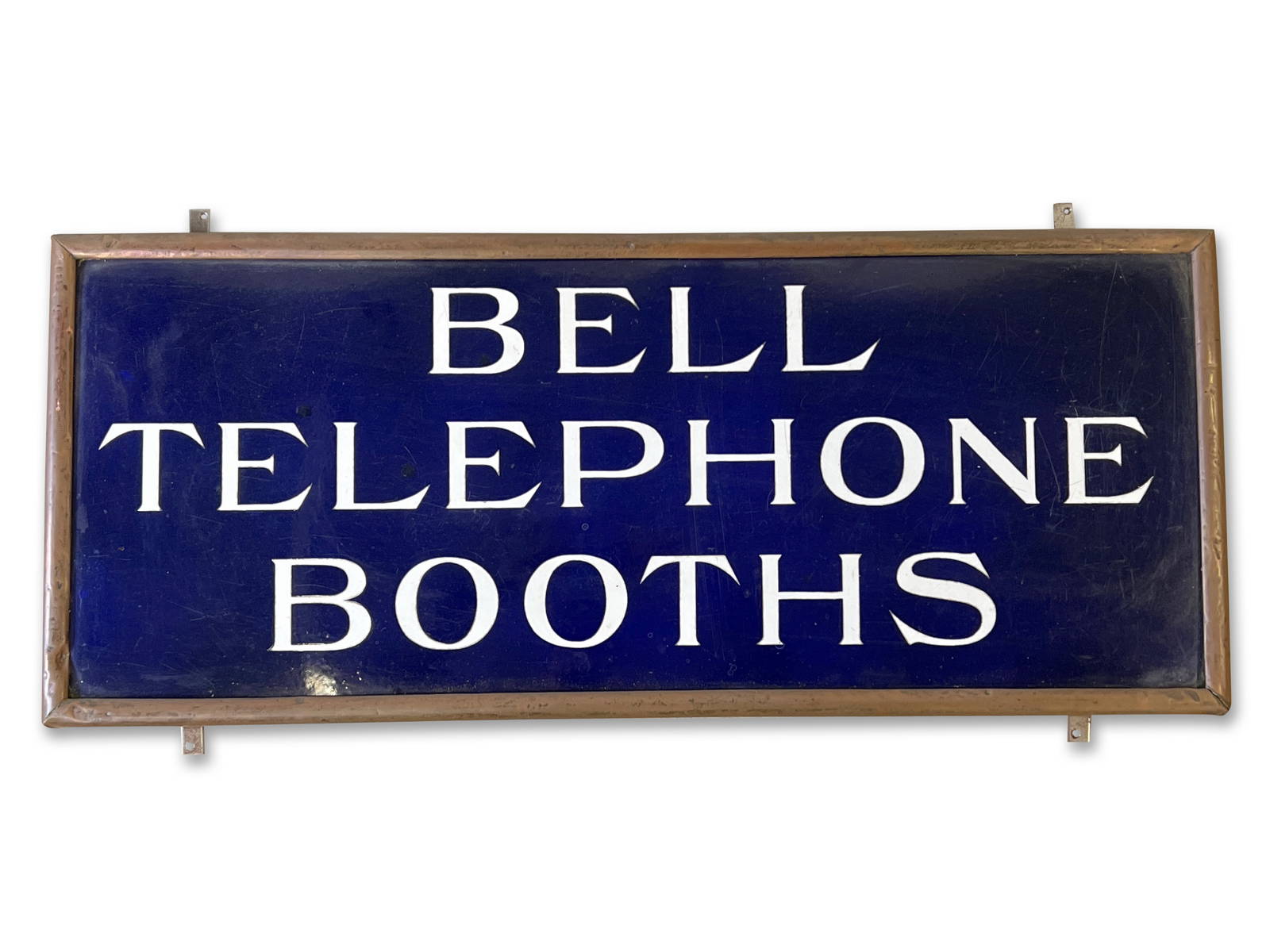 Bell Telephone Booths Porcelain Sign Auction