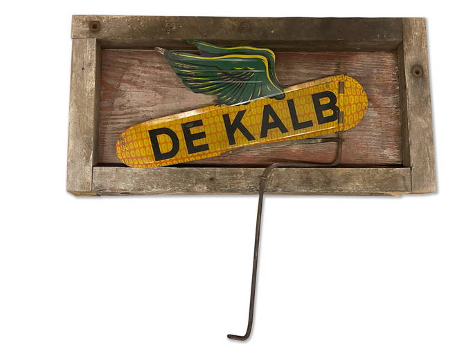 Double Sided Advertising Sign: Dekalb Corn