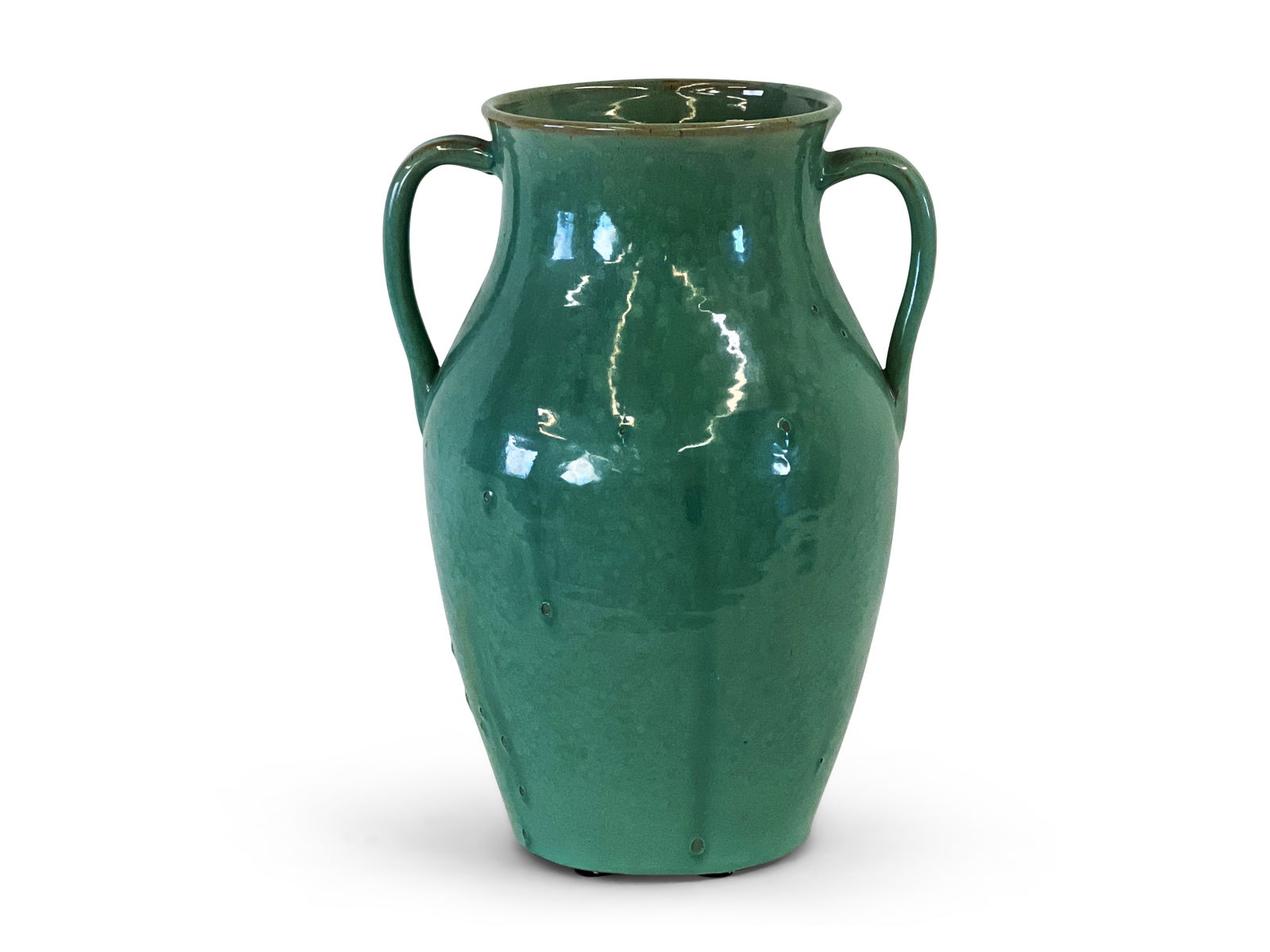 Cornelison Art Pottery Handled Vase Auction