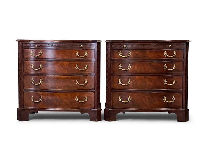 Pr. Henkel Harris Georgian Style Bachelor Chests